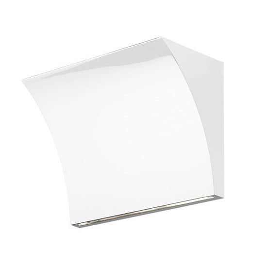 FLOS Pochette Up/Down LED Shiny White Wall Light – London Lighting Limited